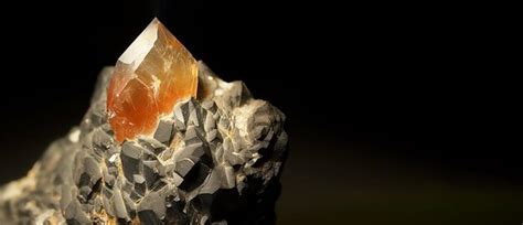 Quintinite Is A Rare Precious Natural Stone On A Black Background Ai