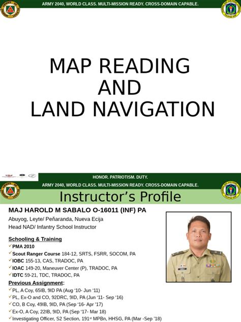 Map Reading And Land Navigation Pdf Latitude Longitude