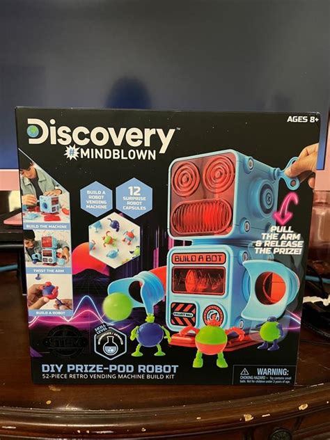 Discovery Mindblown Stem Diy Robot Retro Vending Machine Build Kit Macys