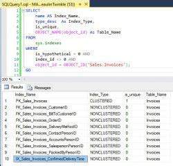 Find Indexes On A Table In SQL Server My Tec Bits
