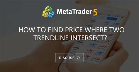 How To Find Price Where Two Trendline Intersect Trendlines General