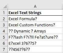 Remove Question Marks From Text In Excel Easy Ways