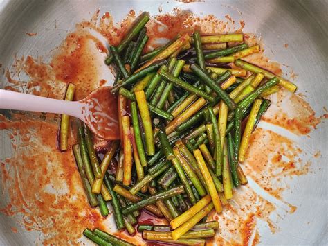 마늘쫑장아찌 만들기 고추장 마늘쫑 장아찌