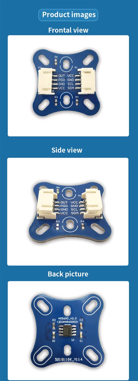 As5600 Magnetic Encoder Module Magnetic Induction Angle Measchinalctech