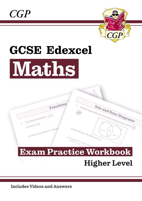 Gcse Maths Edexcel Exam Practice Workbook Higher Includes Video Solutions And Answers Cgp Books