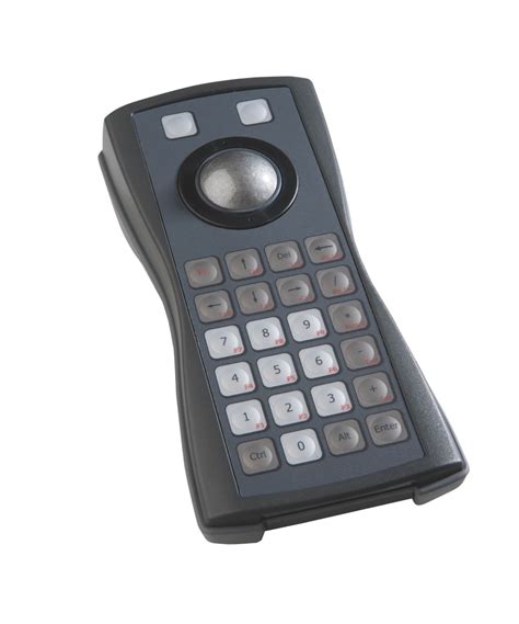 Handheld Desktop Keyboard With Trackball NSI