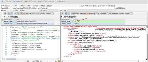 Create Data In Backend Using OData Service