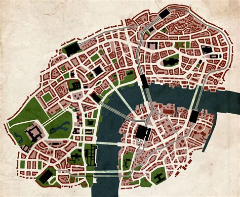 Assassins Creed Syndicate London Map By Ja02 On Deviantart