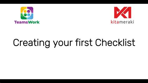 Creating Your First Checklist Checklist As A Service For Microsoft