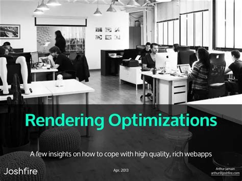 Webapp Rendering And Optimization Ppt