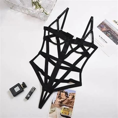 Lingerie Bodysuit Sexy Strappy Lingerie Bodysuit Womens Body