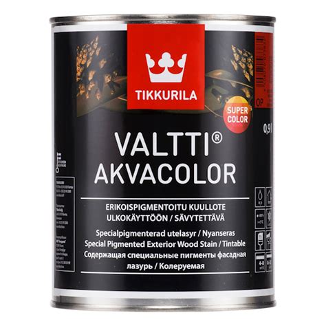 Valtti Akvacolor Kuullote 09l Op Sävytettävä K Rauta