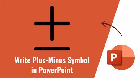 How To Write Plus Minus Symbol In Powerpoint Youtube