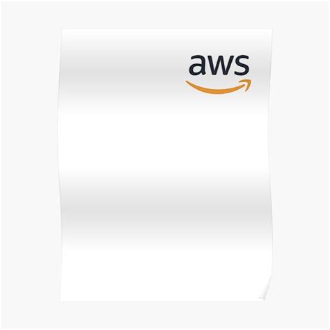AWS Developer Logo Poster For Sale By Grafik Redbubble
