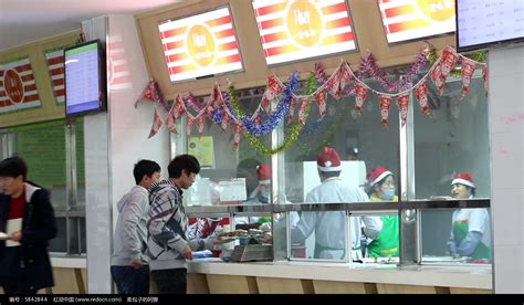 校园食堂视频素材下载 红动中国