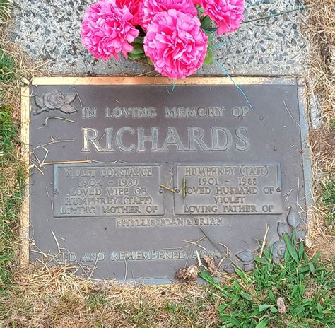 Violet Constance Richards 1904 1987 Find A Grave Memorial