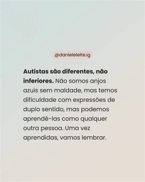 O Autista E A Literalidade Daniele Leite