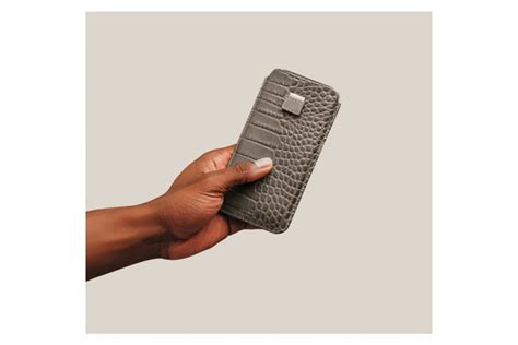 Tui En Cuir Sophistiqu Avec Tirette Pour Iphone Pro Max