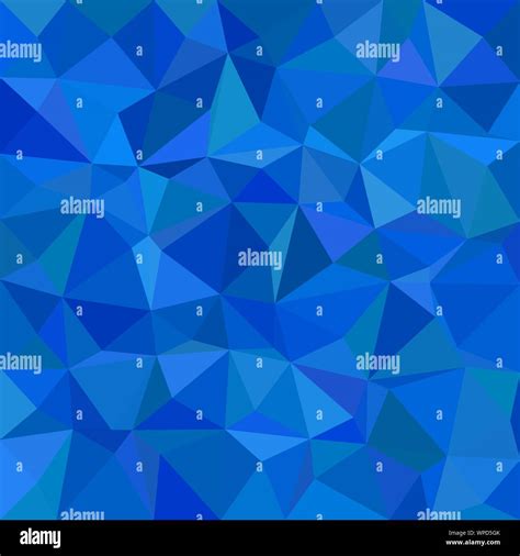 Blue Abstract Irregular Triangle Tiled Background Polygon Vector Illustration From Triangles