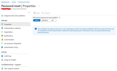 Password Reset Capabilities For Synced On Prem Users Microsoft Qanda