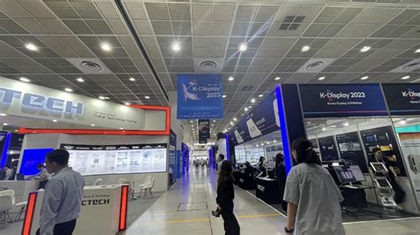 현장 Oled 미래 빛낸 K 디스플레이 2023에 가보니