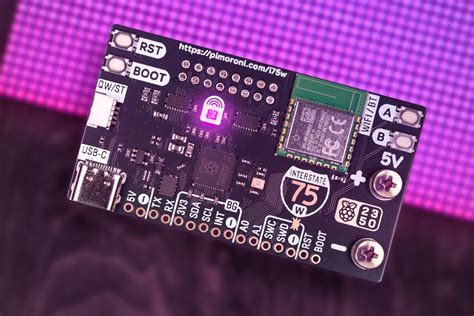 Pimoroni Interstate 75 W Rp2350 Board Is Designed For Hub75 Led Matrix Panels Cnx Software