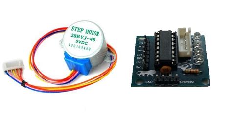 V V V Stepper Motor With ULN Driver Embeddinator