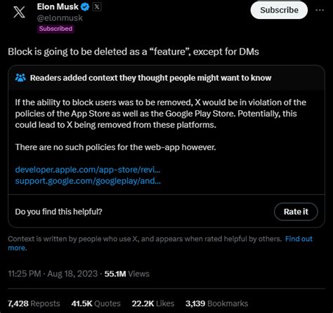 x to remove the ability to block other users except in dms yugatech