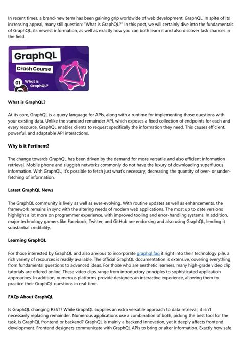 PPT - Understanding GraphQL: From Basics to Opportunities PowerPoint Presentation - ID:12468062