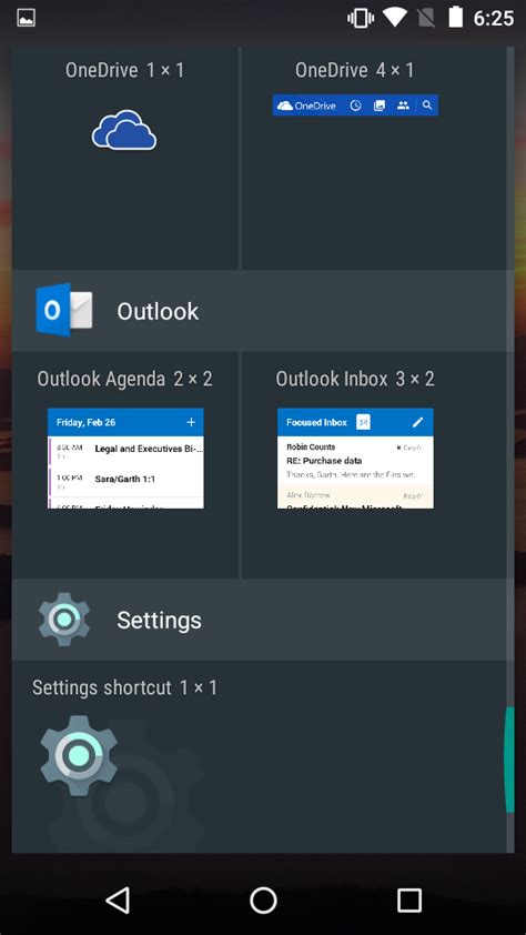 Widget Para Mostrar El Calendario De Outlook