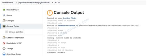 Jenkins Scripted Pipeline Lesson Options SkipStagesAfterUnstable NimTechnology
