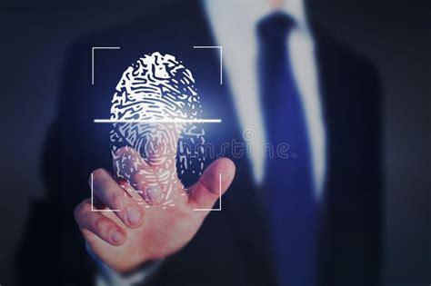 Fingerprint Authorization Access Concept Personal Data Protection