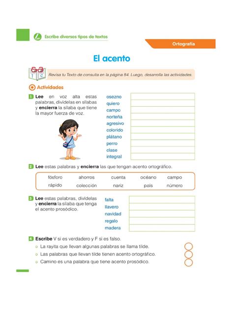 Acento Ortografico Y Prosodico Pdf