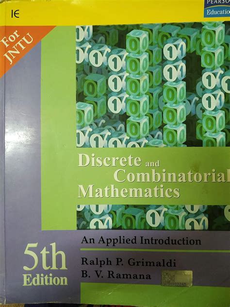 Discrete And Combinatorial Mathematics Ralph P Grimaldi Books
