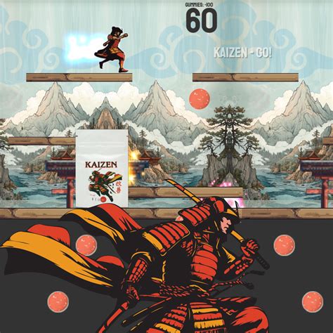 Samurai Javascript Side Scrolling Game Using Phaser Js