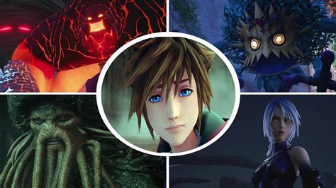 Kingdom Hearts 3 All Bosses Youtube