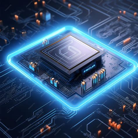 Premium Ai Image Artificial Intelligence Microchip Background Created With Generative Ai