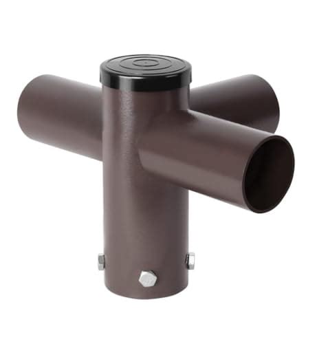 Tenon Adapter With 3 Horizontal 90 Degree Armsfits Over Any Pole With