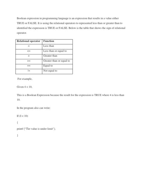 Boolean Expression Pdf Computers