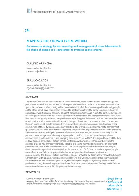 Pdf Proceedings Of The 11 Th Space Syntax Symposium