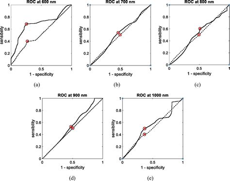 Roc Curves For The Classification Between Normal And Abnormal Breast A