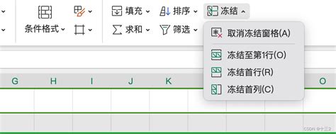 表格冻结第二行 冻结第二行单元格怎么设置 csdn博客