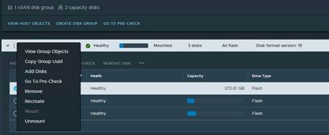 General Vsan Error Vsan Disk Data Evacuation Resource Check Has Failed For Disk Or Disk Group