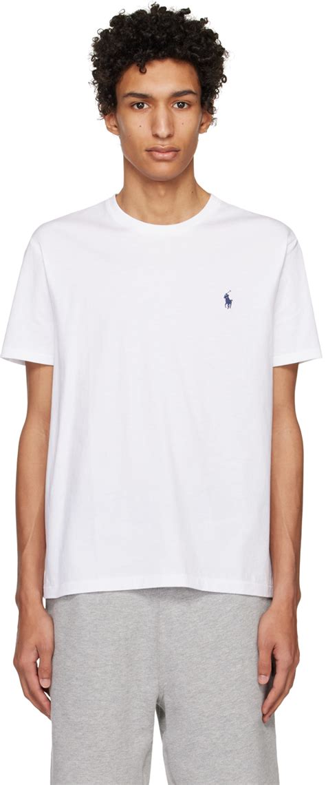 Polo Ralph Lauren White Crewneck T Shirt Polo Ralph Lauren