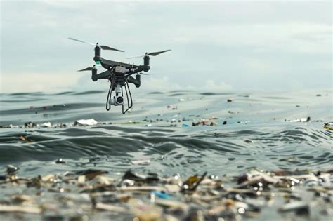 Premium Photo Researchers Monitor Autonomous Drones Skimming Surface