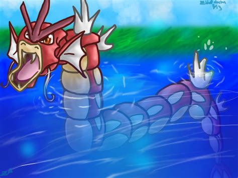 Shiny Gyarados By Zephyrift On Deviantart