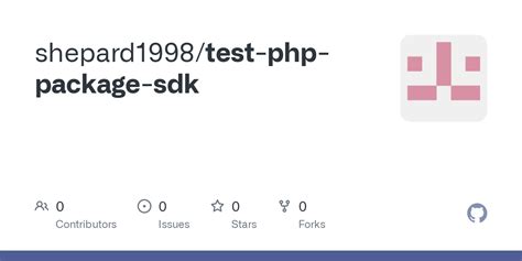 Github Shepard1998test Php Package Sdk