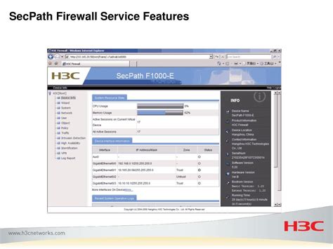 PPT SecPath Firewall Architecture Course For Network Security Professionals PowerPoint