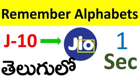 Alphabet And Number Remembering Trick In Telugu Alphabets Remember