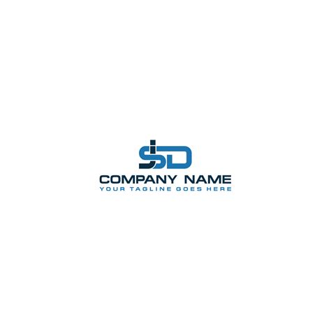 Jsd Letter Logo Design 22191898 Vector Art At Vecteezy